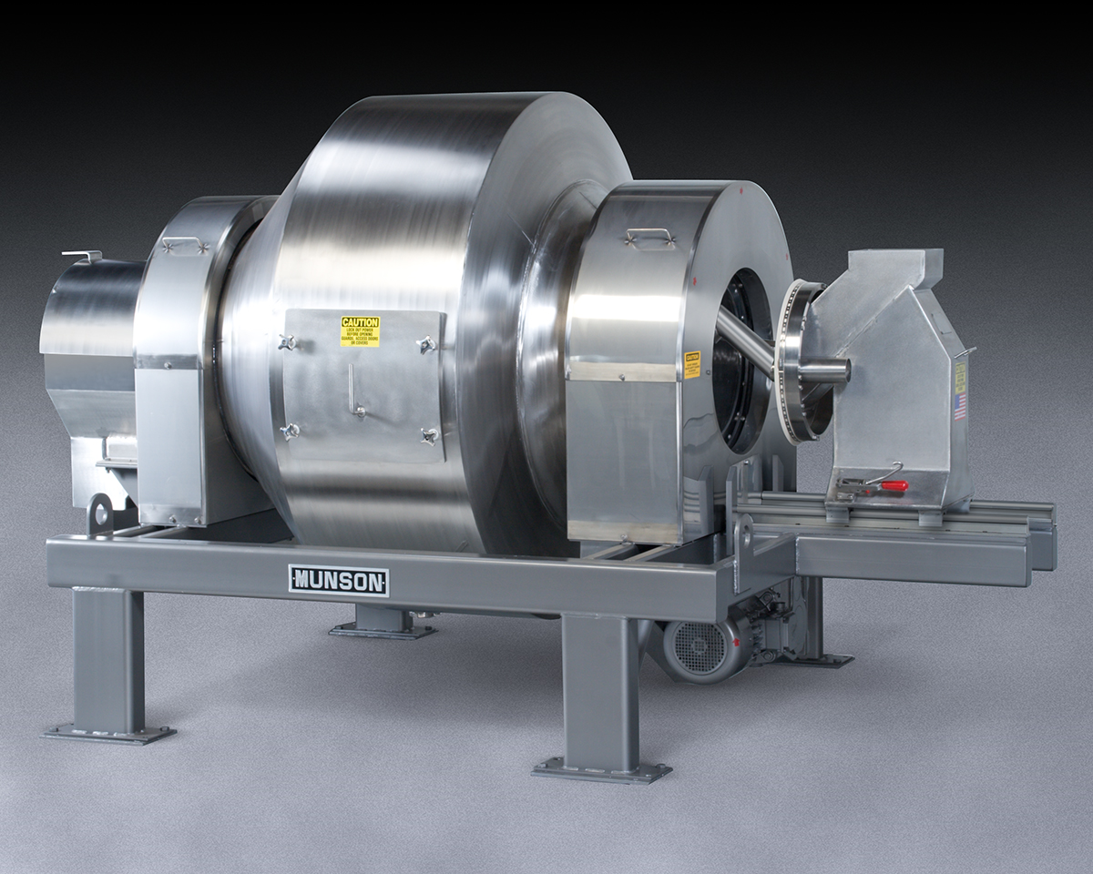 Sanitary Rotary Batch Mixer Blends Uniformly in Under 3 Minutes