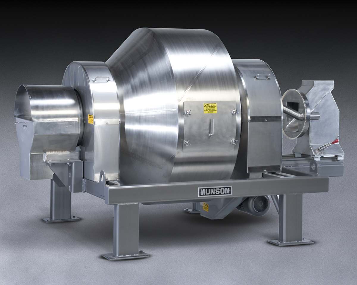 Sanitary Rotary Batch Mixer Blends Uniformly in Under 3 Minutes